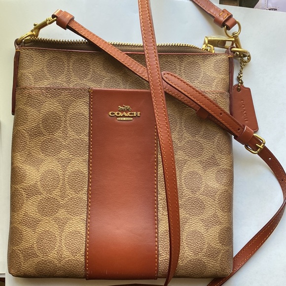 Coach | Bags | Nwot Coach Kitt Crossbody Center Stripe 4321 | Poshmark